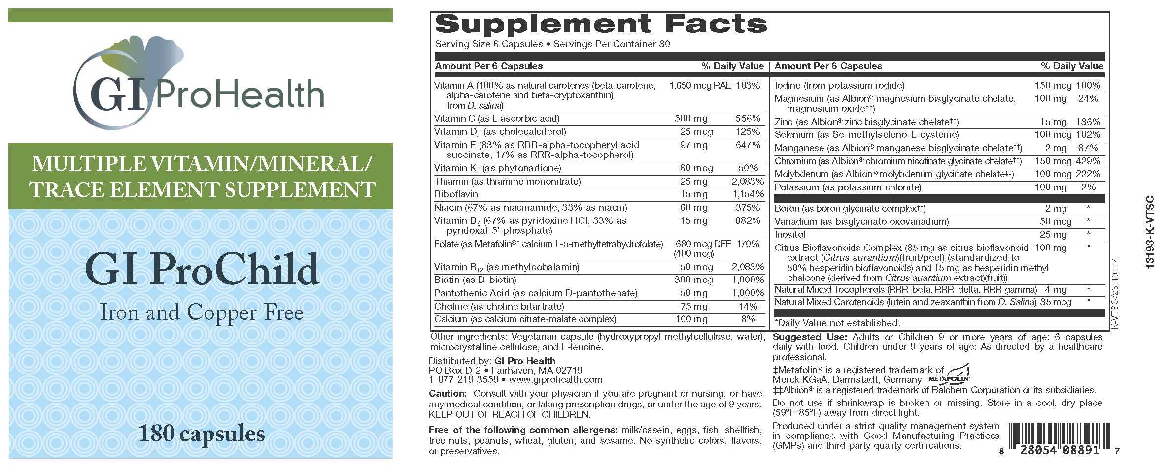 GI ProChild (Capsules) | Gentle Probiotic for Kids – GI ProHealth
